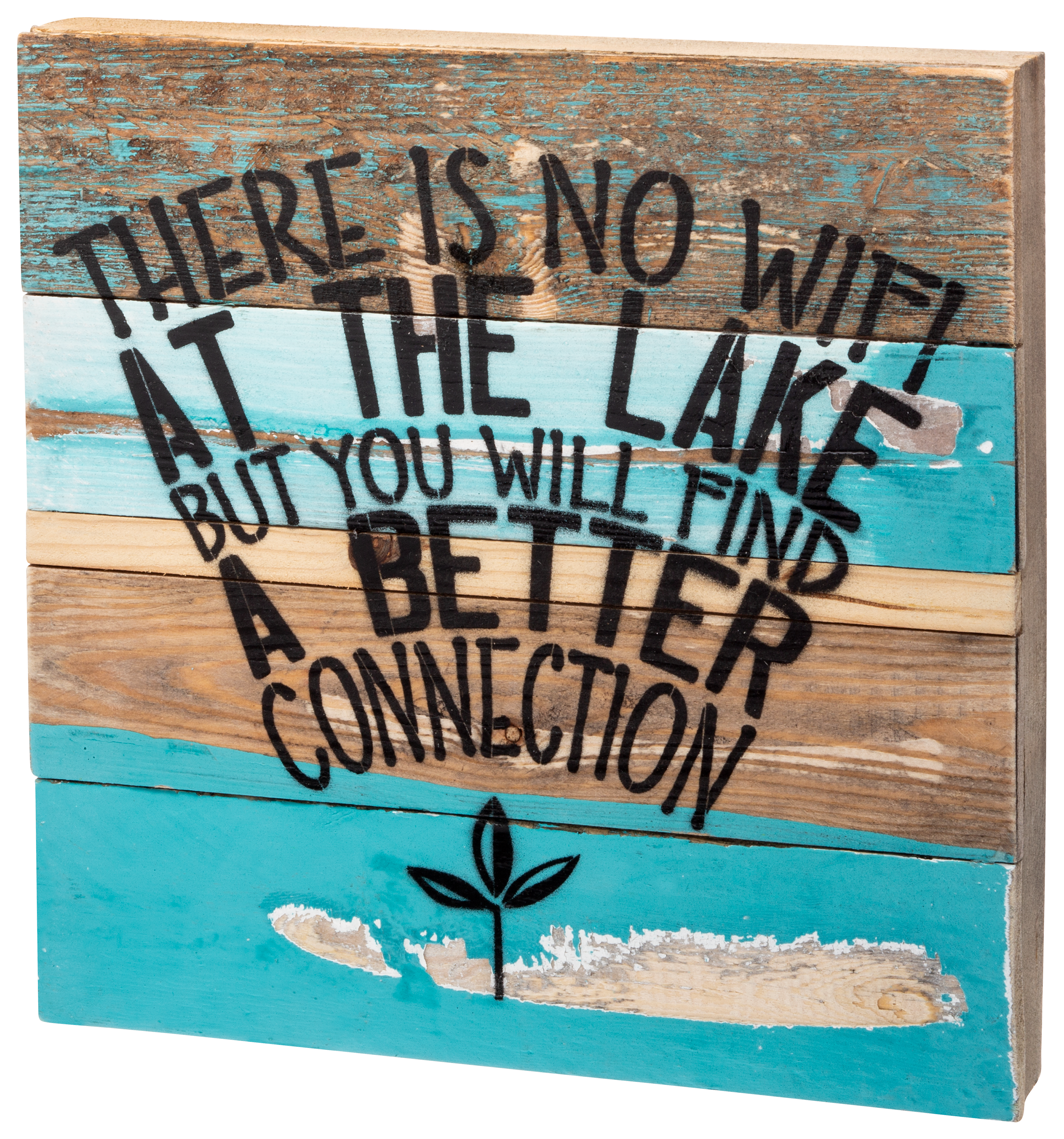 Sweet Bird & Co. No Wi-Fi Reclaimed Wood Sign | Bass Pro Shops